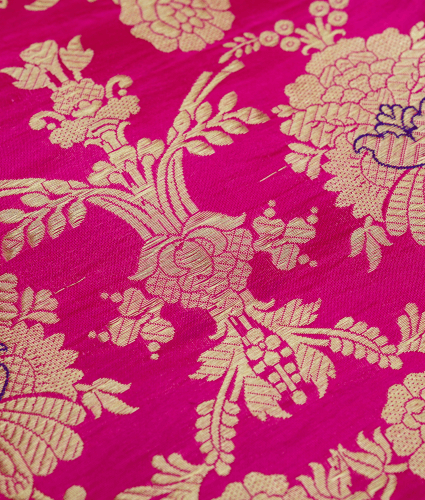 Jamavar Hot Pink – Shaanvi