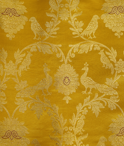 Jamavar Mustard Yellow – Shaanvi