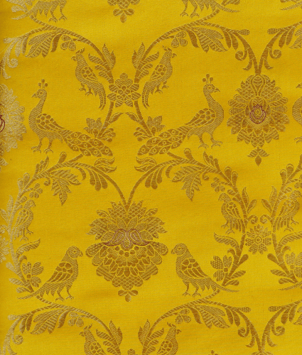 Jamavar Mustard Yellow – Shaanvi
